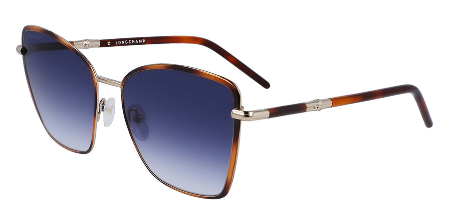 Longchamp LO2715 223 Cat Eye Tortoise Gold Sunglasses | SmartBuyGlasses ...