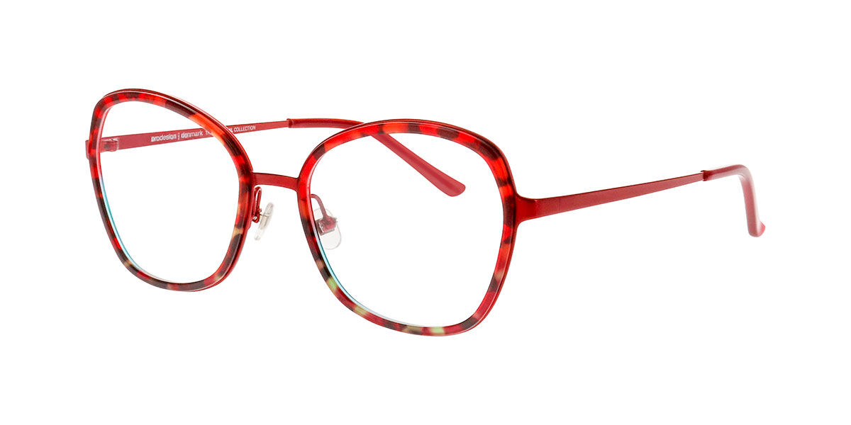 Prodesign Dual 2 4024 Butterfly Red Tortoise Frame Eyeglasses ...
