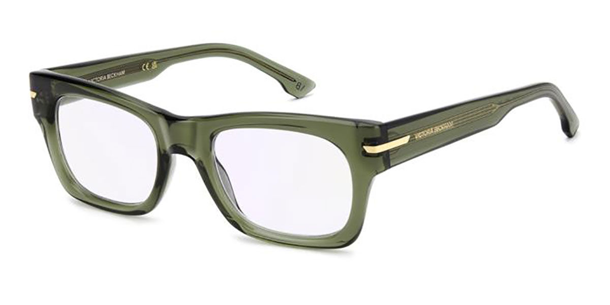 Victoria Beckham VB 7012 1ED Square Transparent Green Frame Eyeglasses ...